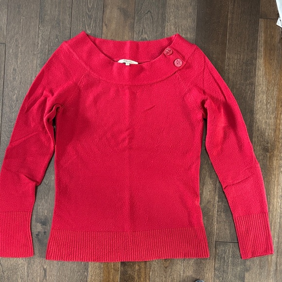 RW&CO. | Sweaters | Rwco Womens Cherry Red Buttondetail Sweater | Poshmark